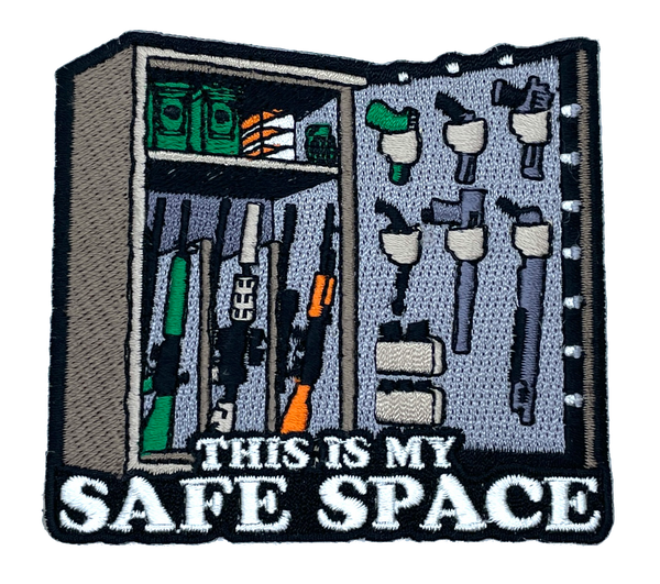 This Is My Safe Space 1.0 (Embroidered) - Patch – Patriot Patch Company LLC