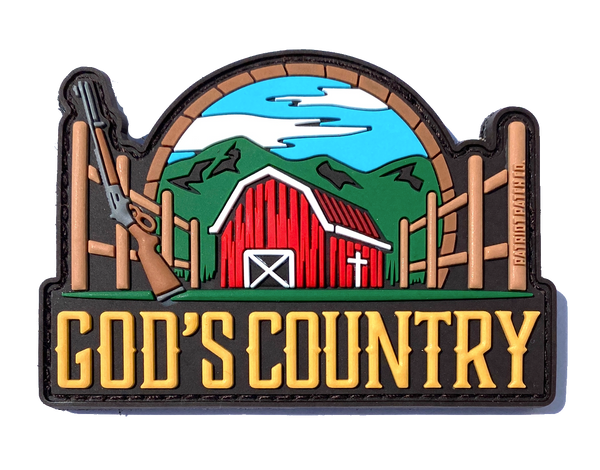 God's Country - Patch – Patriot Patch Company LLC