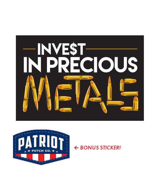 Precious Metals Sticker – Patriot Patch Company LLC